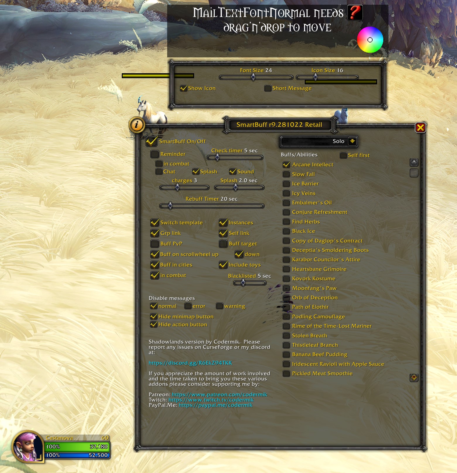 SmartBuff - Retail & Classi... - Addons - World of Warcraft - CurseForge